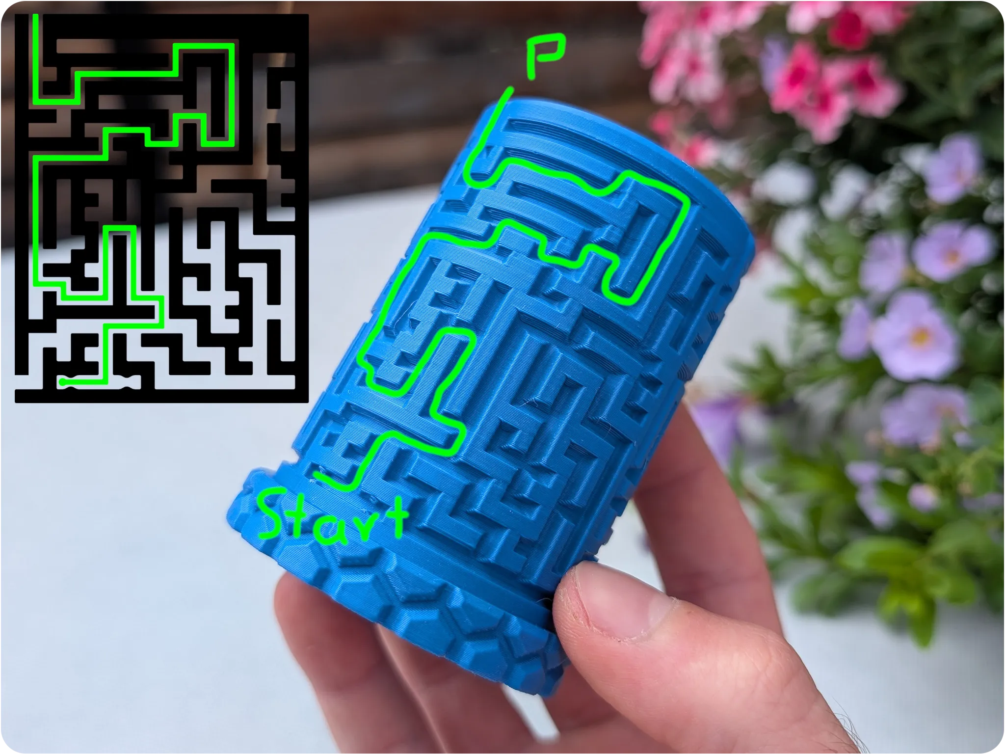 Maze Puzzle Box - Honeycomb design - Free 3D Print Model - MakerWorld