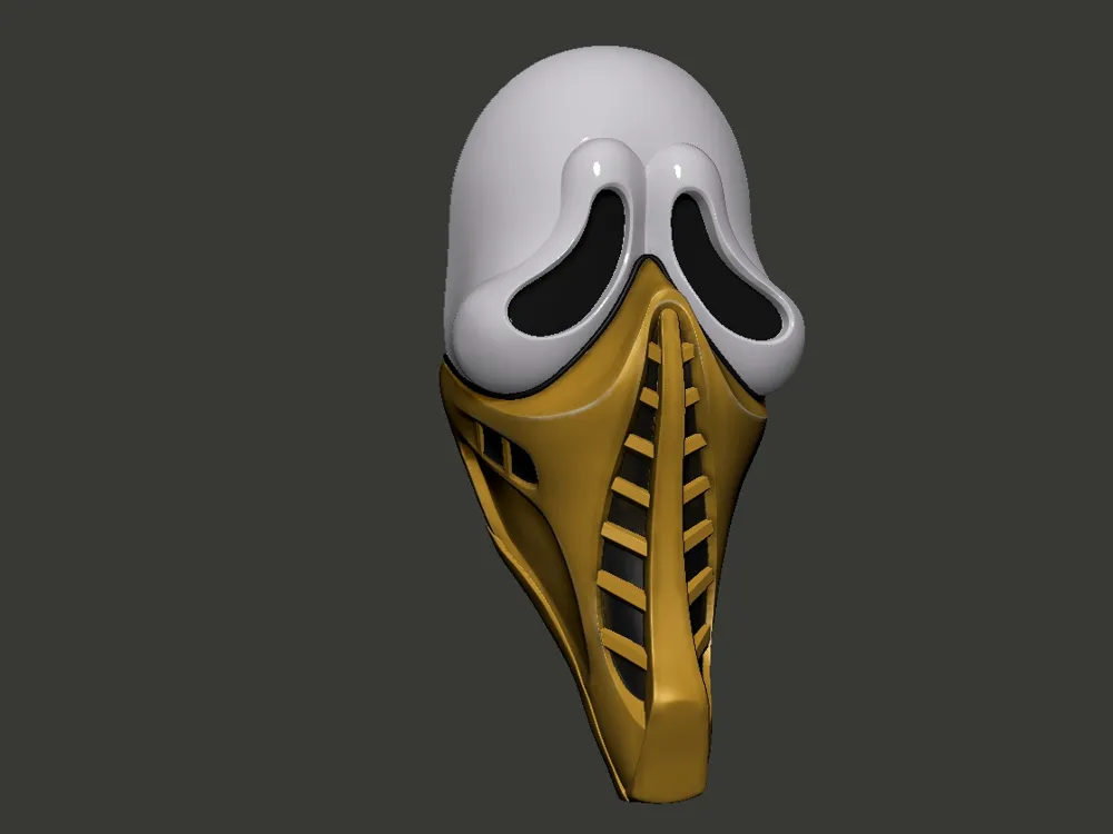 Mortal Kombat Scorpion Ghostface Mask by Black Gorilla Armory ...