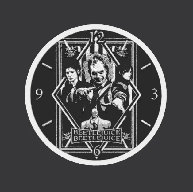 Beetlejuice Beetlejuice Clock by CréationYT MakerWorld: Download Free ...