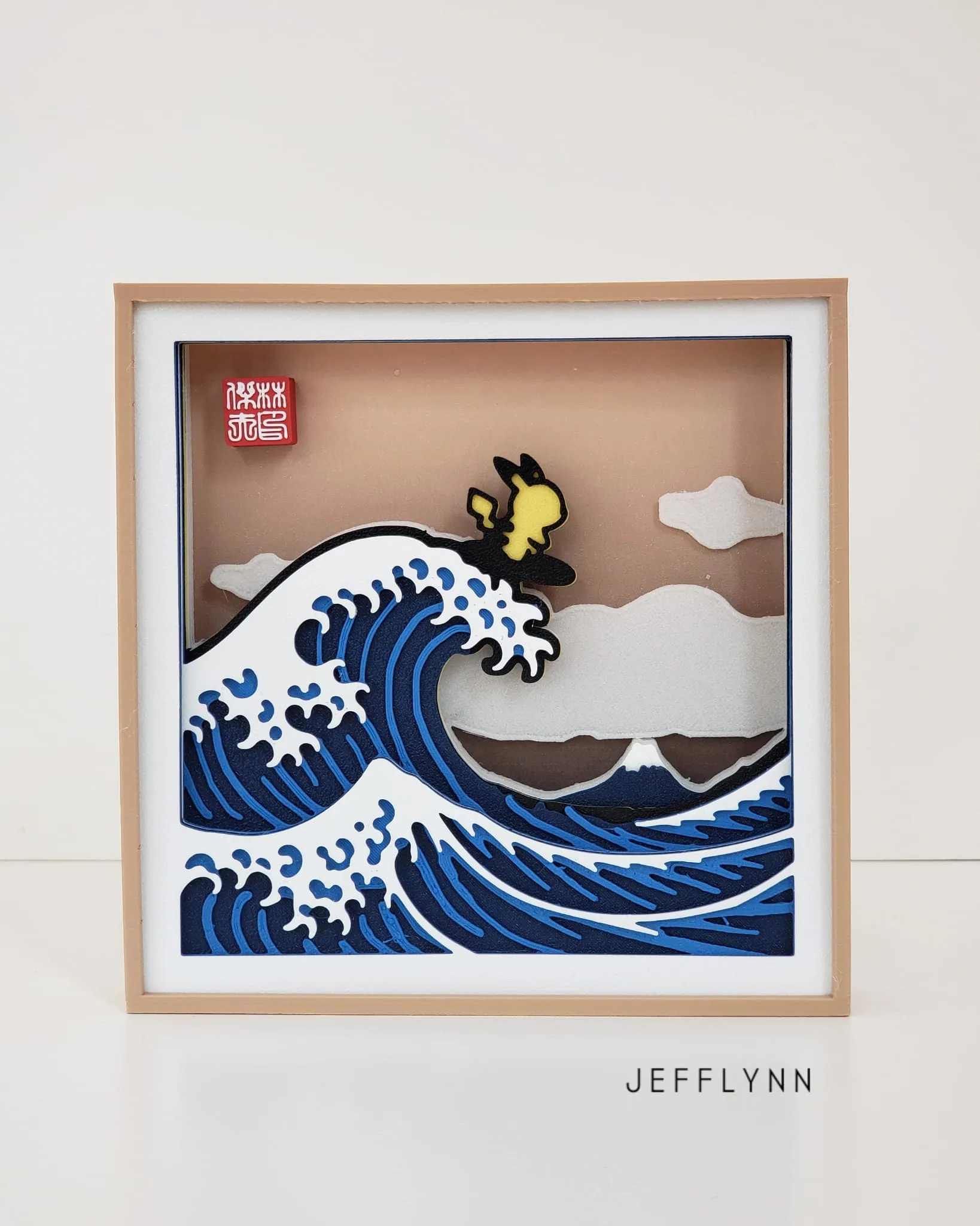 The Starry Night Layered Art - Shadow Box by Jefflynn MakerWorld ...