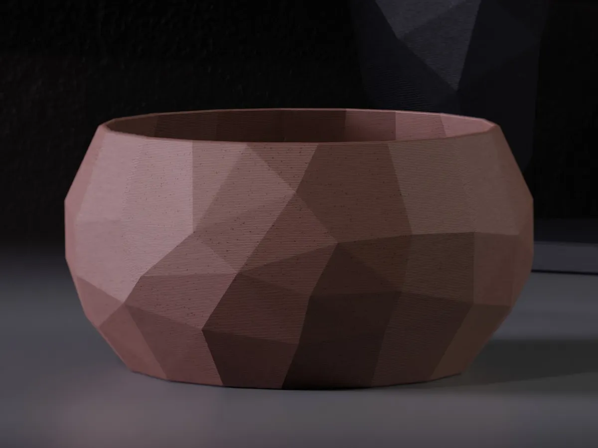 Low-poly planter - Free 3D Print Model - MakerWorld