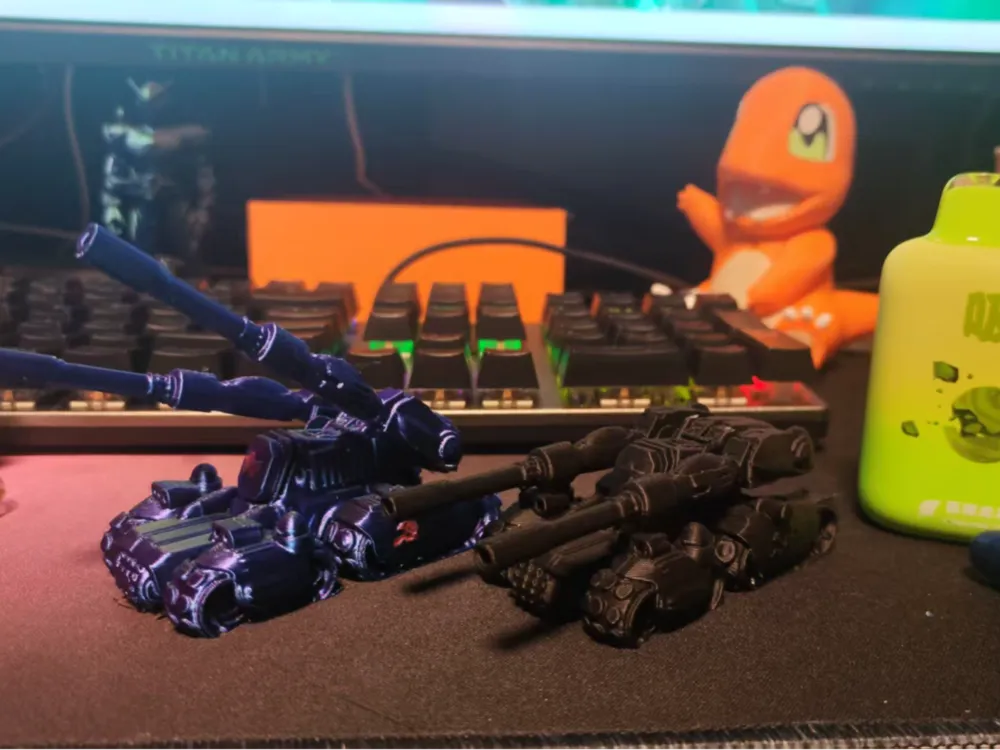 Red Alert - Apocalypse Tank (Version 2) by pandabear MakerWorld: Download Free 3D Models