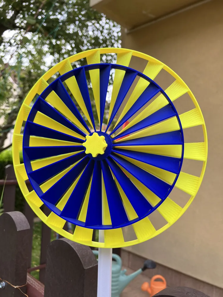 Windmill turbine strainght design 1-2-3 propellers by szili83 ...