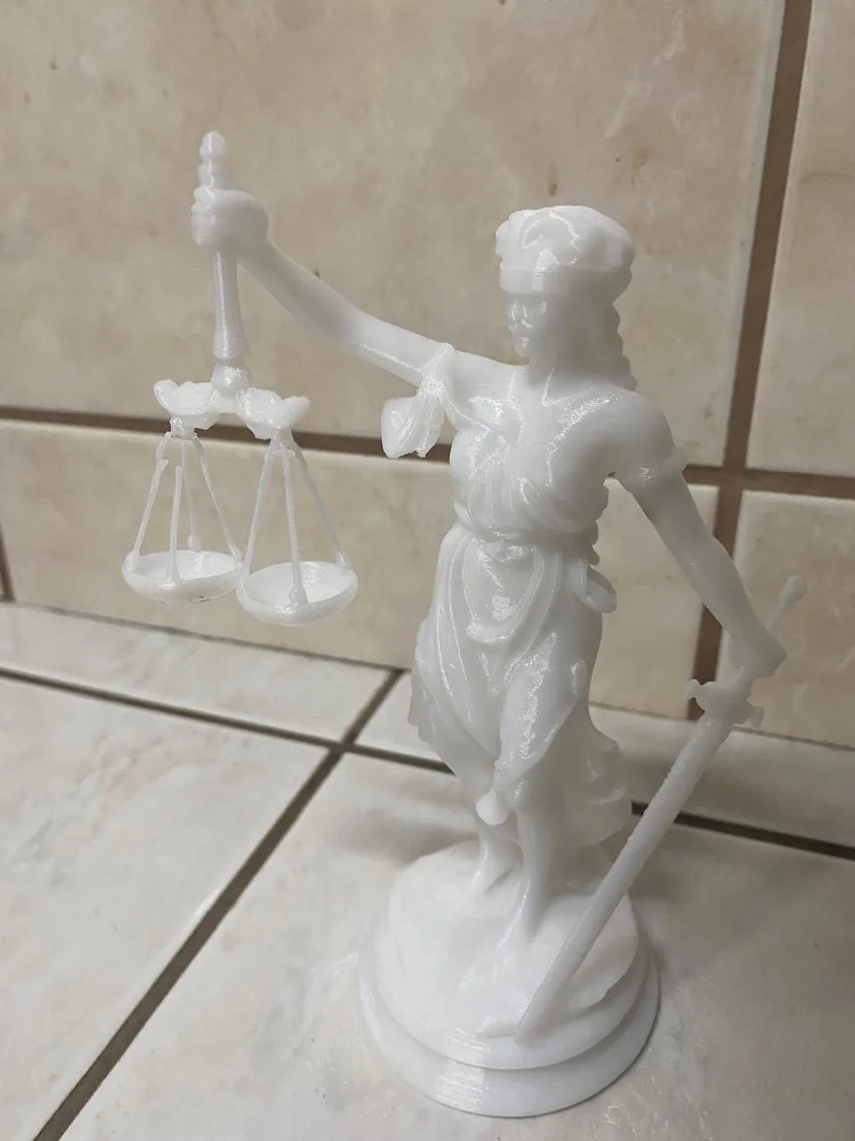 Statue of Justice by Braga MakerWorld: Download Free 3D Models
