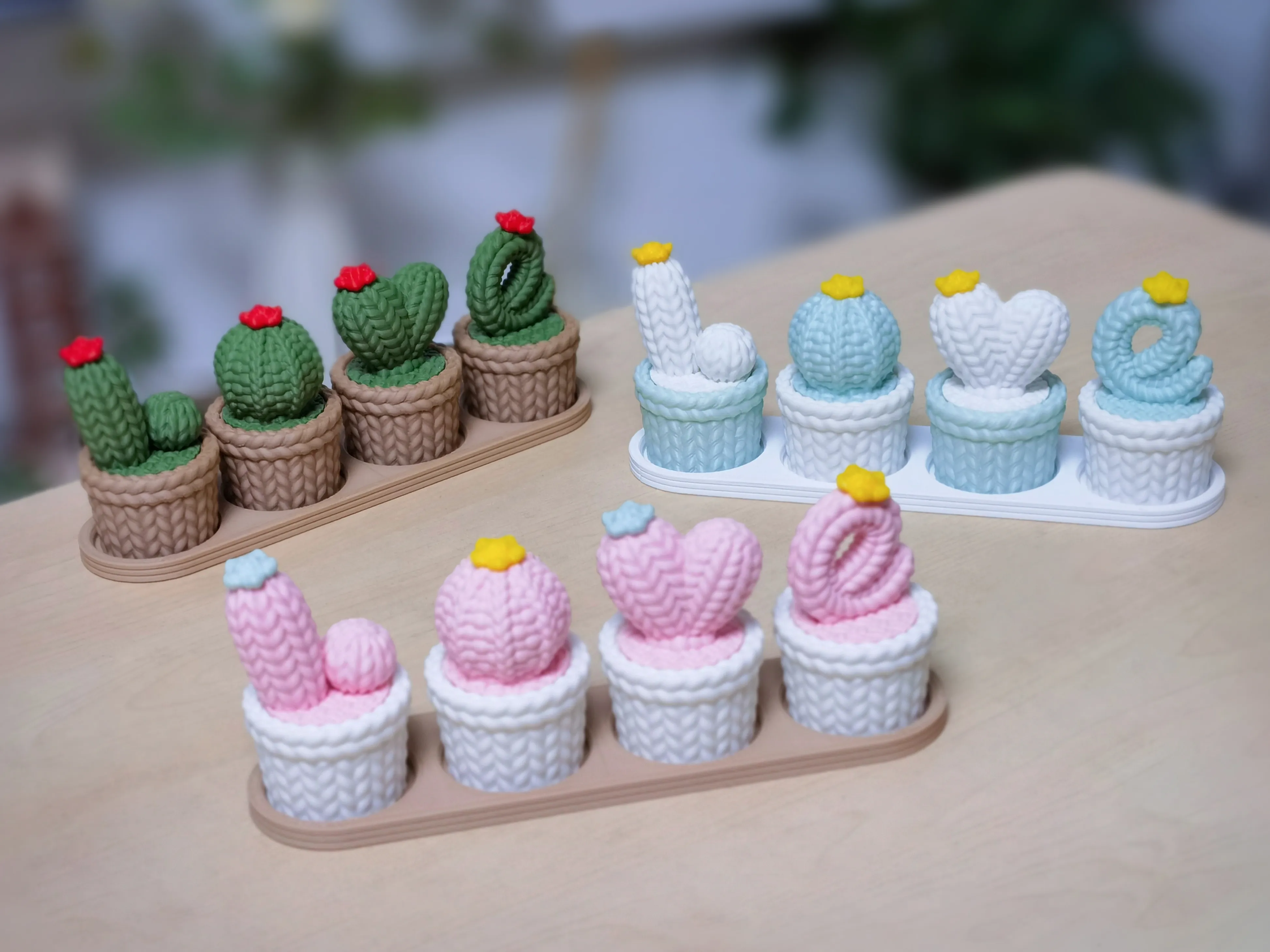 Knitted Rose Ornament | Screw Assembly | No Supports Easy Print - Free ...