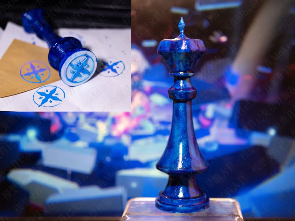 Honkai: Star Rail - Crydella - Chess Piece Stamp (King) by 长草的大卫 ...