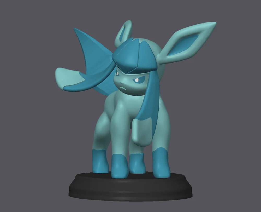 Glaceon The Ice-Type Elegance Pokemon - Free 3D Print Model - MakerWorld