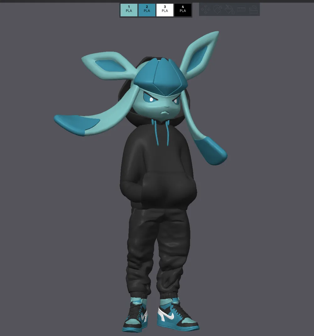 Urban Vibes Glaceon Street Drip Pokemon Edition by Ryan MakerWorld ...
