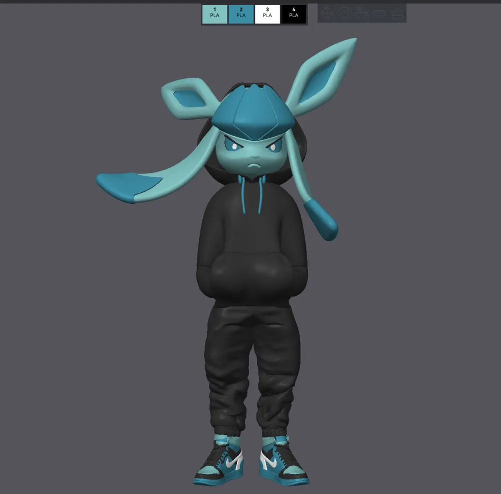 Urban Vibes Glaceon Street Drip Pokemon Edition by Ryan MakerWorld ...