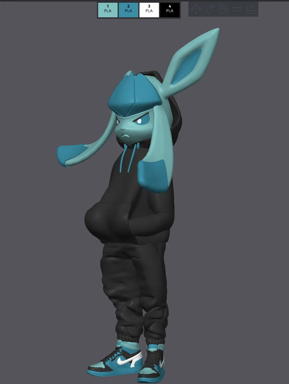 Urban Vibes Glaceon Street Drip Pokemon Edition by Ryan MakerWorld ...