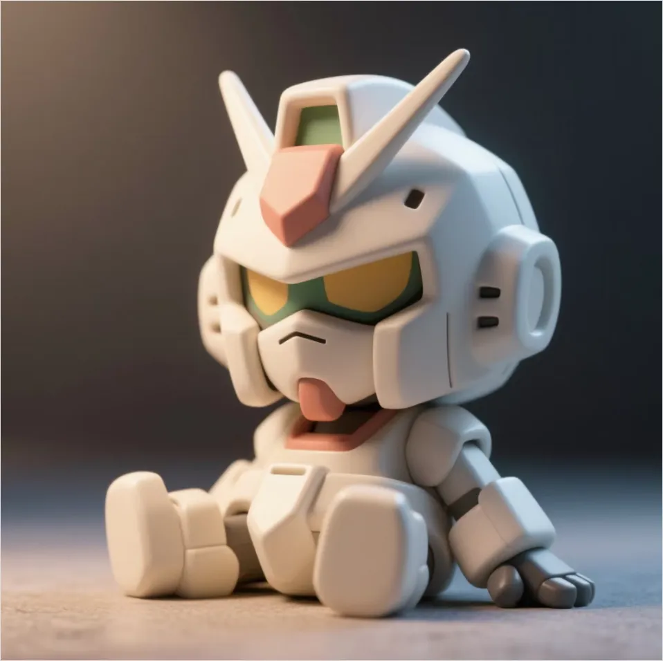 Mini Gundam (Sitting) by user_2792398076 MakerWorld: Download Free 3D ...