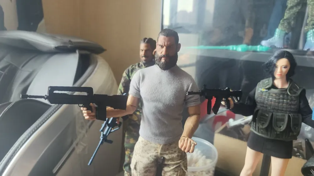1:6 action figure weapon - FAMAS assault rifle by 熊小猫 MakerWorld ...