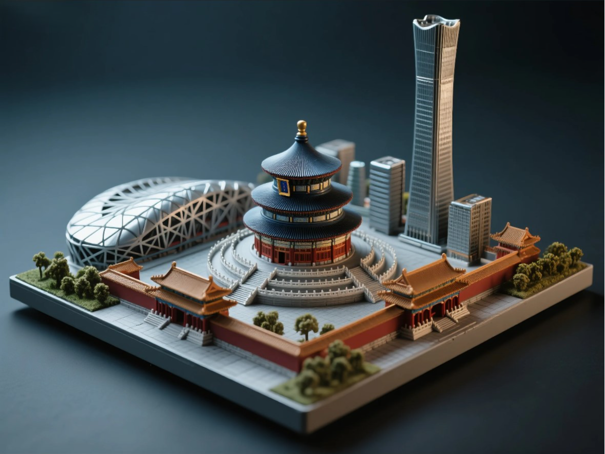 Beijing City Landmark Print in Place for A1 mini by a18yuan MakerWorld ...