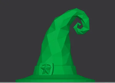 Low Poly Witch Hat Halloween 3D Model by BROSCO STUDIO MakerWorld ...