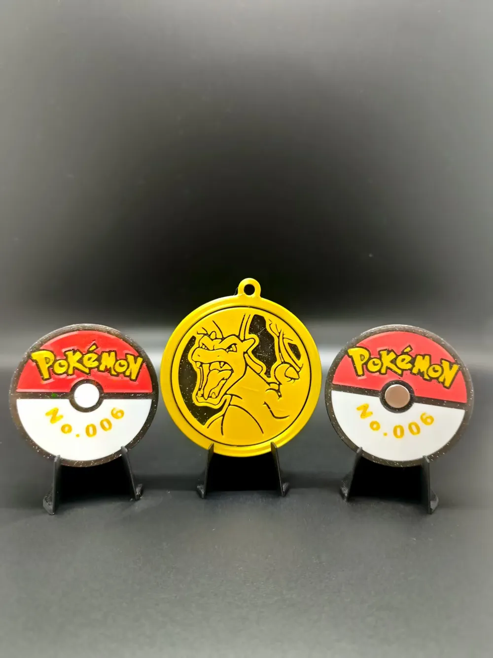 Pokemon 004-006 Coin/Fridge Magnet/Spinning Pendant - Free 3D Print ...