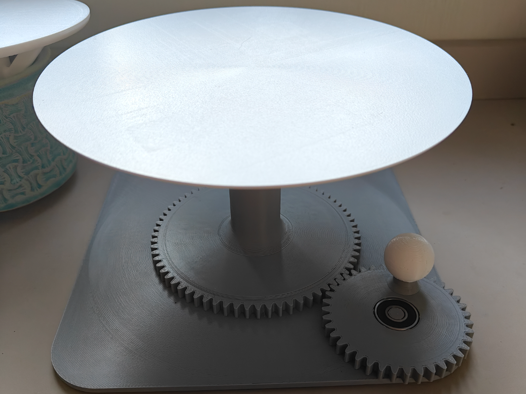 Mechanical Rotating Display Stand (Bearing Improved Version) Remixed by ...