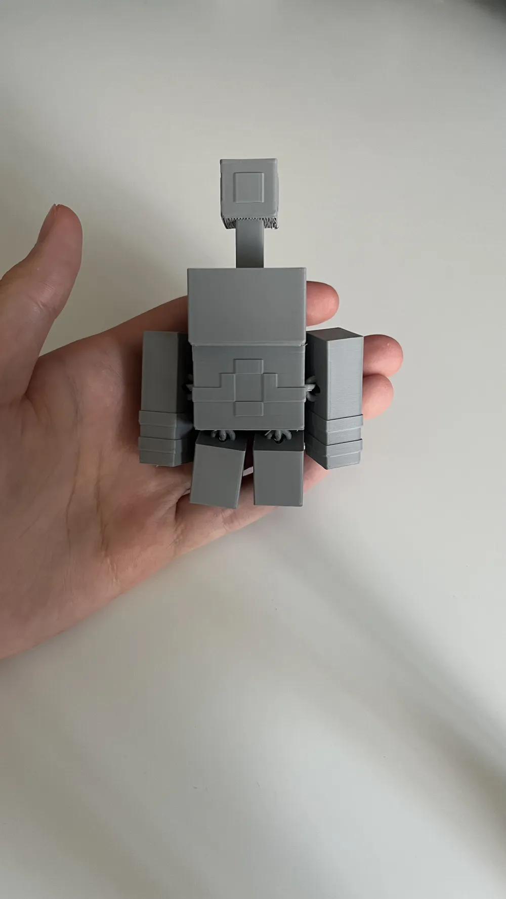Flexi Minecraft Copper Golem by RebPrints MakerWorld: Download Free 3D ...