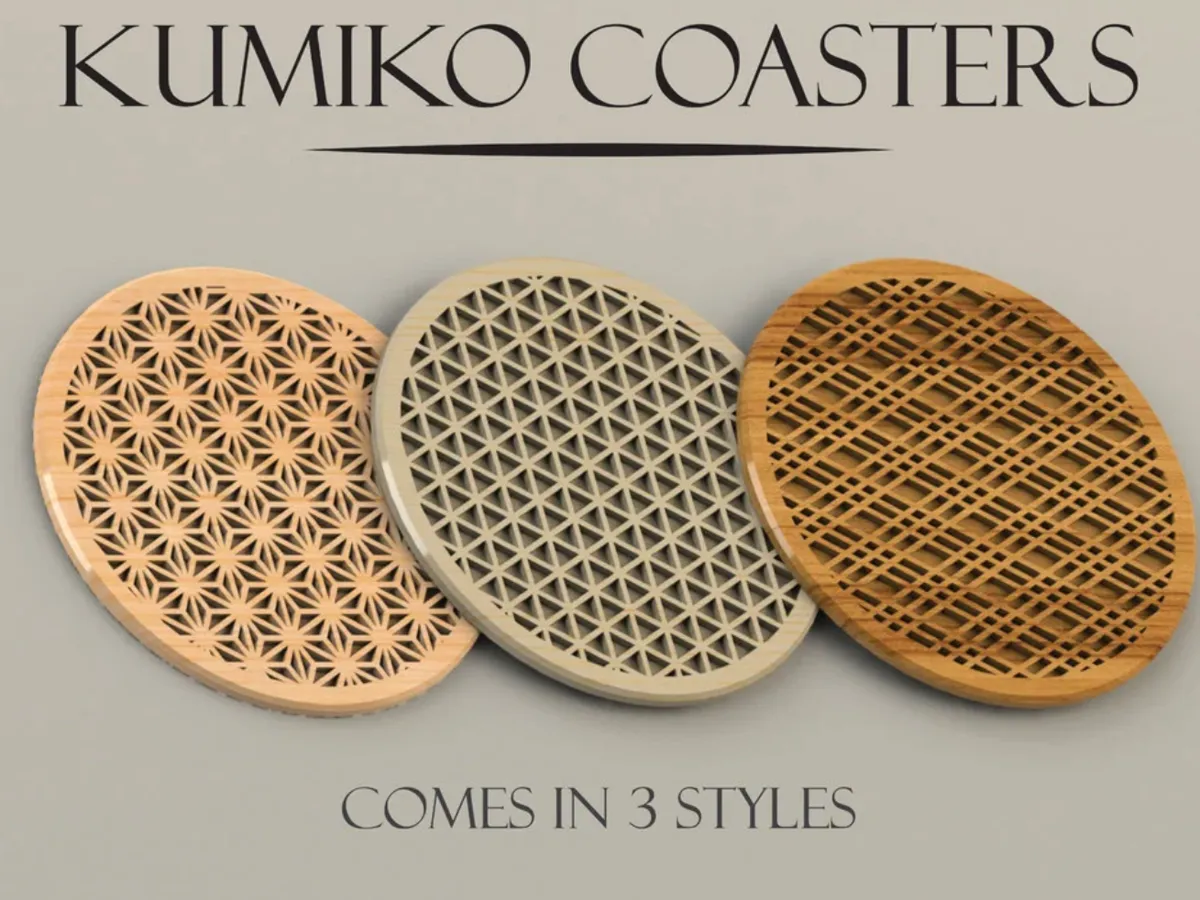 Kumiko Coaster - Free 3D Print Model - MakerWorld