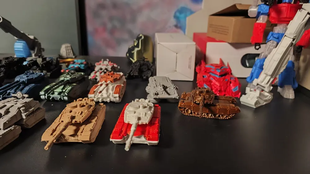 Red Alert - Grizzly Tank by pandabear MakerWorld: Download Free 3D Models