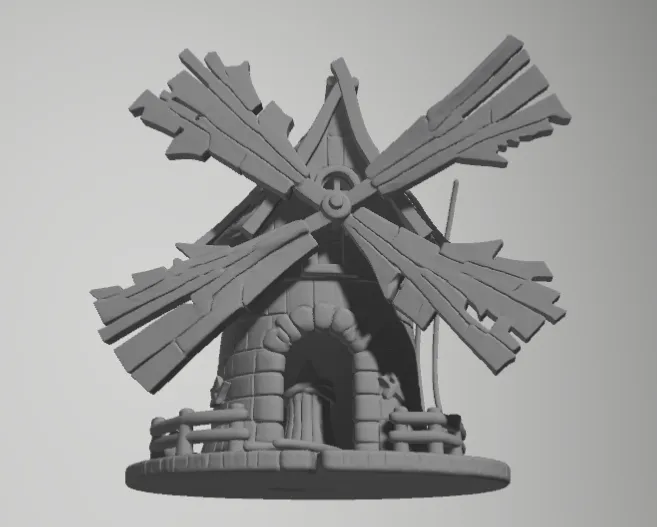 Haunted Halloween Windmill – Spooky 3D Print by BROSCO STUDIO ...