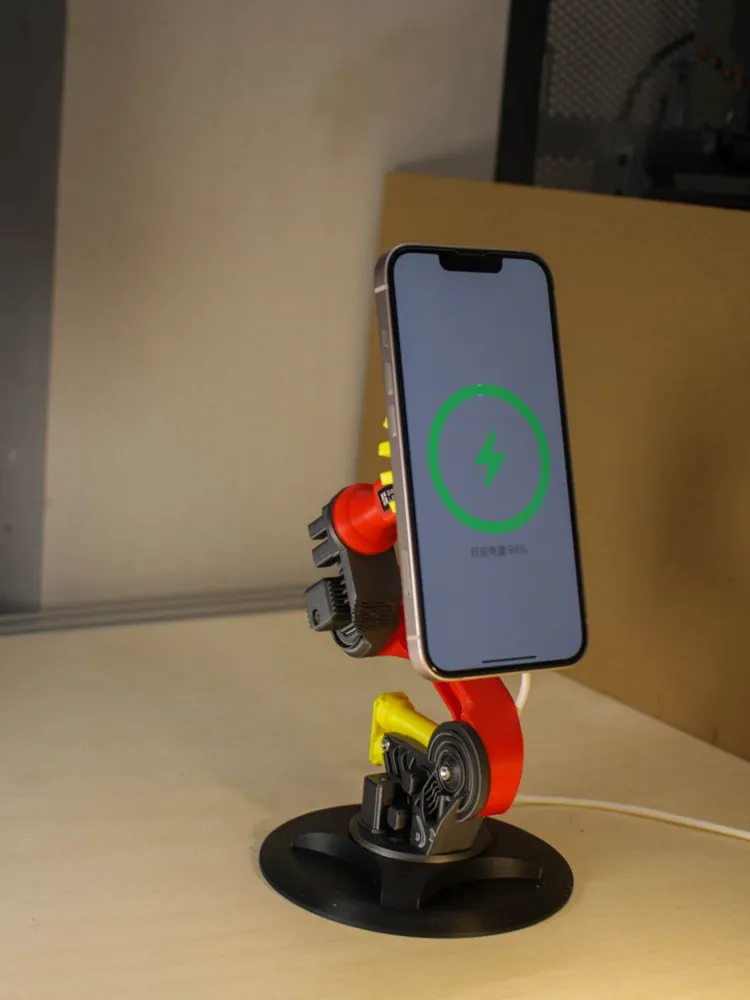 Robotic arm phone stand MagSafe wireless magnetic charging No AMS ...