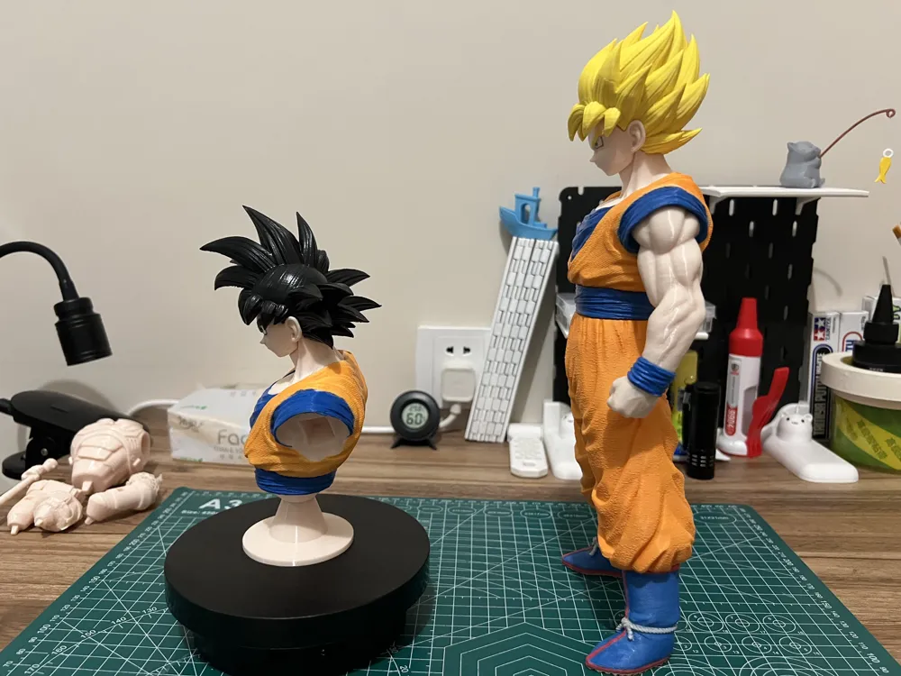 Dragon Ball Son Goku - Kakarot - Removable Head - with Bust Base ...