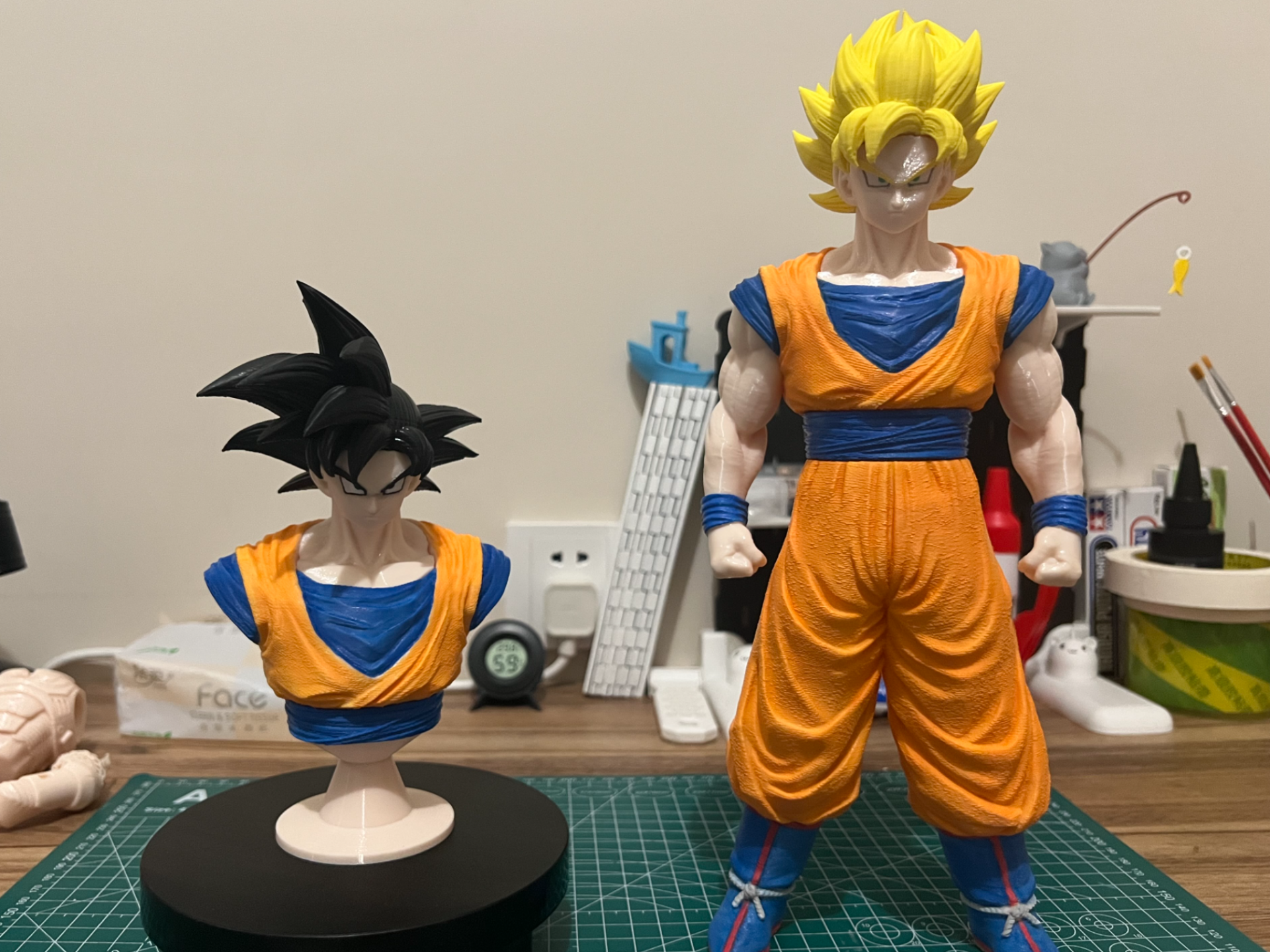 Dragon Ball Son Goku - Kakarot - Removable Head - with Bust Base ...