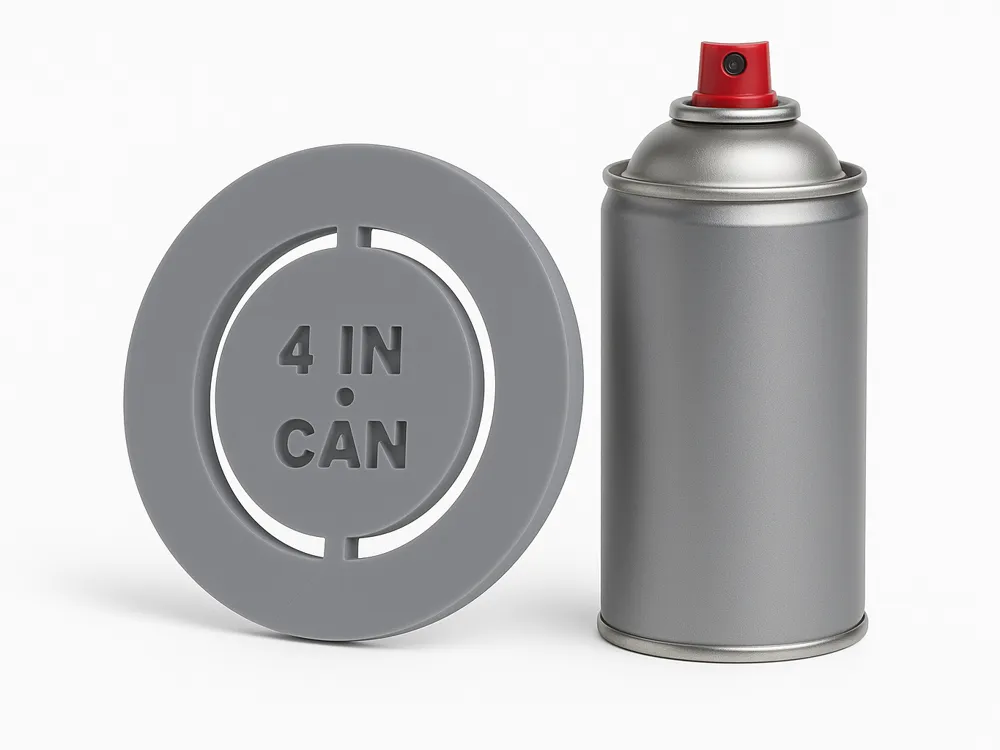 4 Inch Can Light Stencil by HU5TLE MakerWorld: Download Free 3D Models