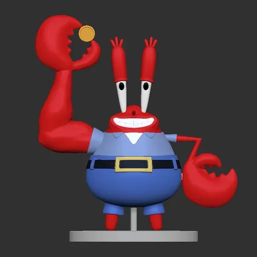 mr krab by user_695142600 MakerWorld: Download Free 3D Models
