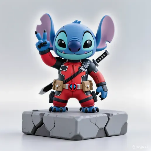 stitch/deadpool - Free 3D Print Model - MakerWorld