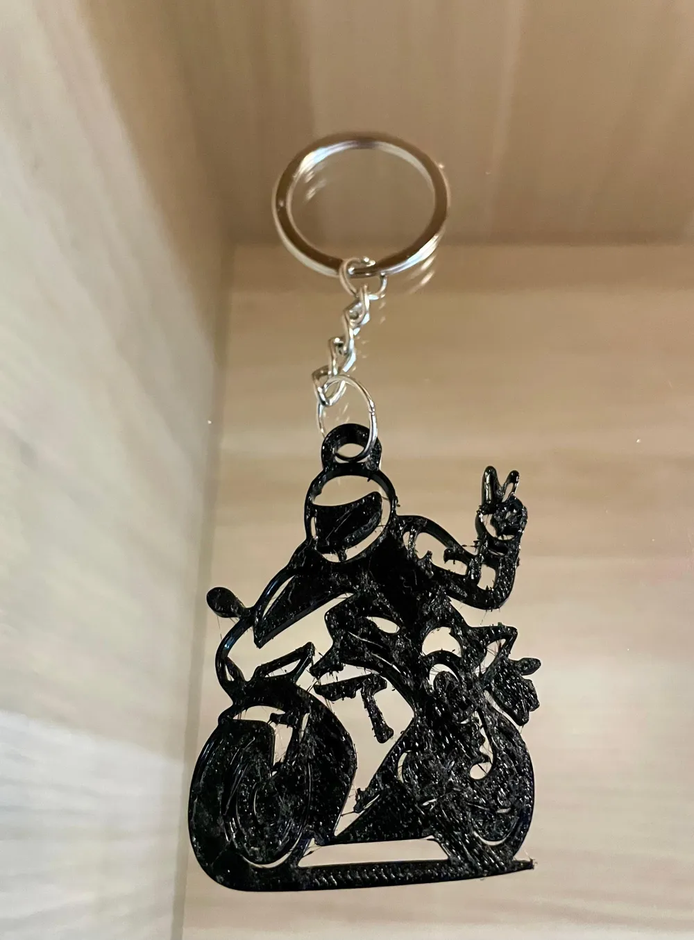 biker keychain. by Malpar92 MakerWorld: Download Free 3D Models