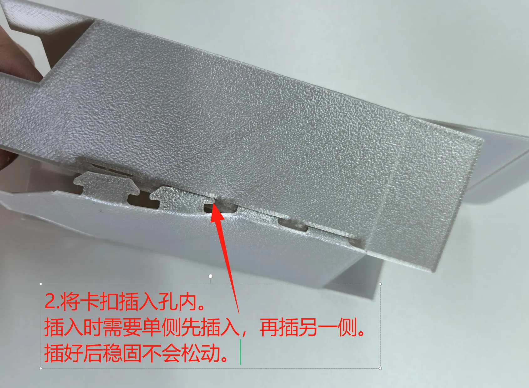 Single-slot snap-bottom storage box Flat print Self-assembly Desktop ...