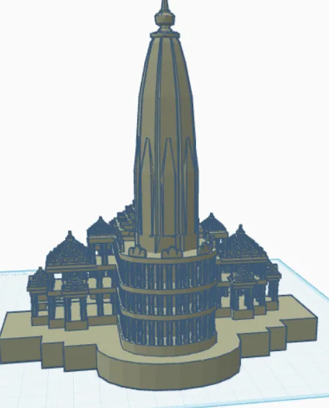 Ram Mandir - Free 3D Print Model - MakerWorld