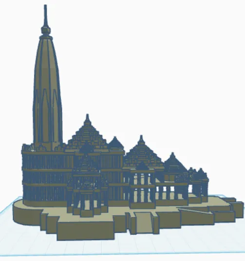 Ram Mandir - Free 3D Print Model - MakerWorld