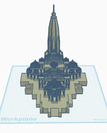 Ram Mandir - Free 3D Print Model - MakerWorld