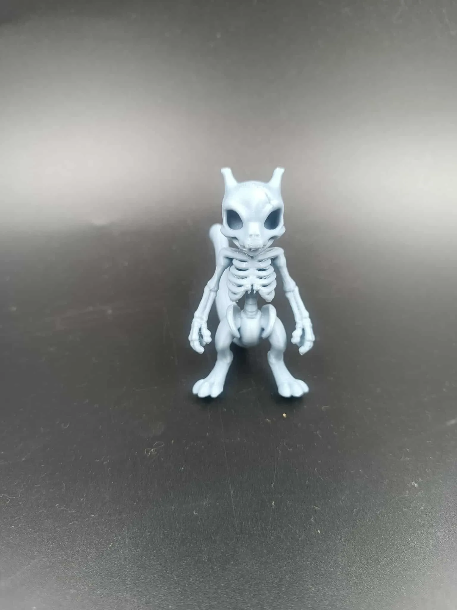 Mewtwo Skeleton 3D Print Model pokemon kawaii - Free 3D Print Model ...