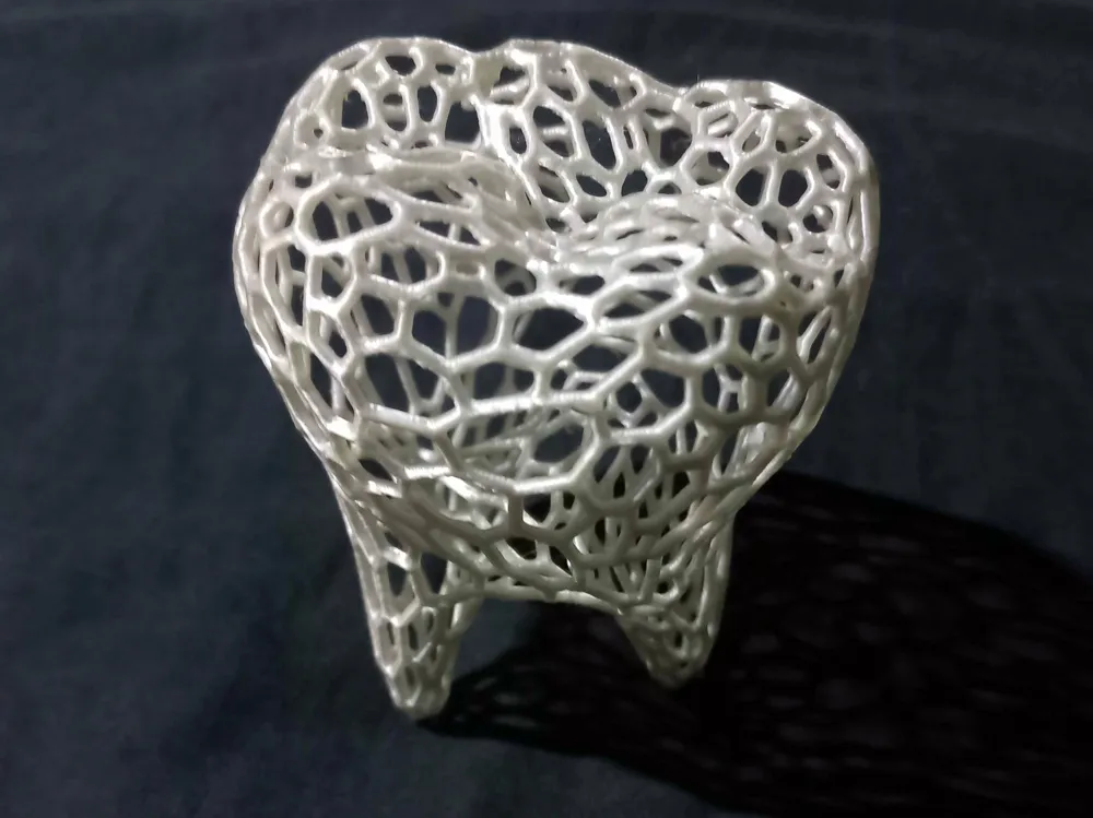 Tooth Voronoi Remixed by mosselini1 MakerWorld: Download Free 3D Models