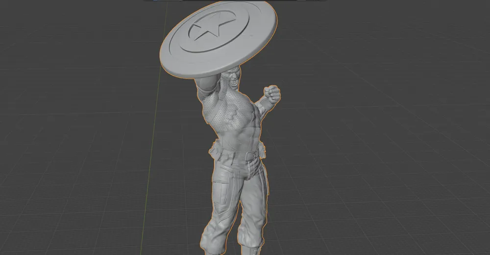 Life-Size Captain America The Hero Avenge by Ryan MakerWorld: Download ...