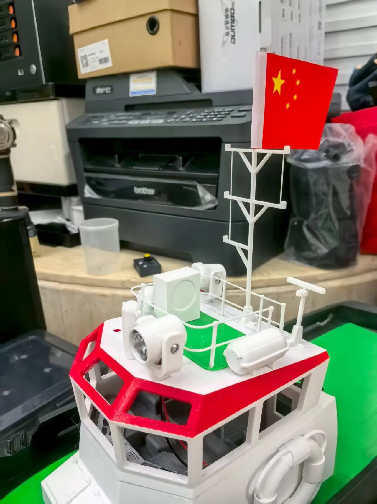 Paint-free version tugboat, no multi-color printing required - Free 3D ...
