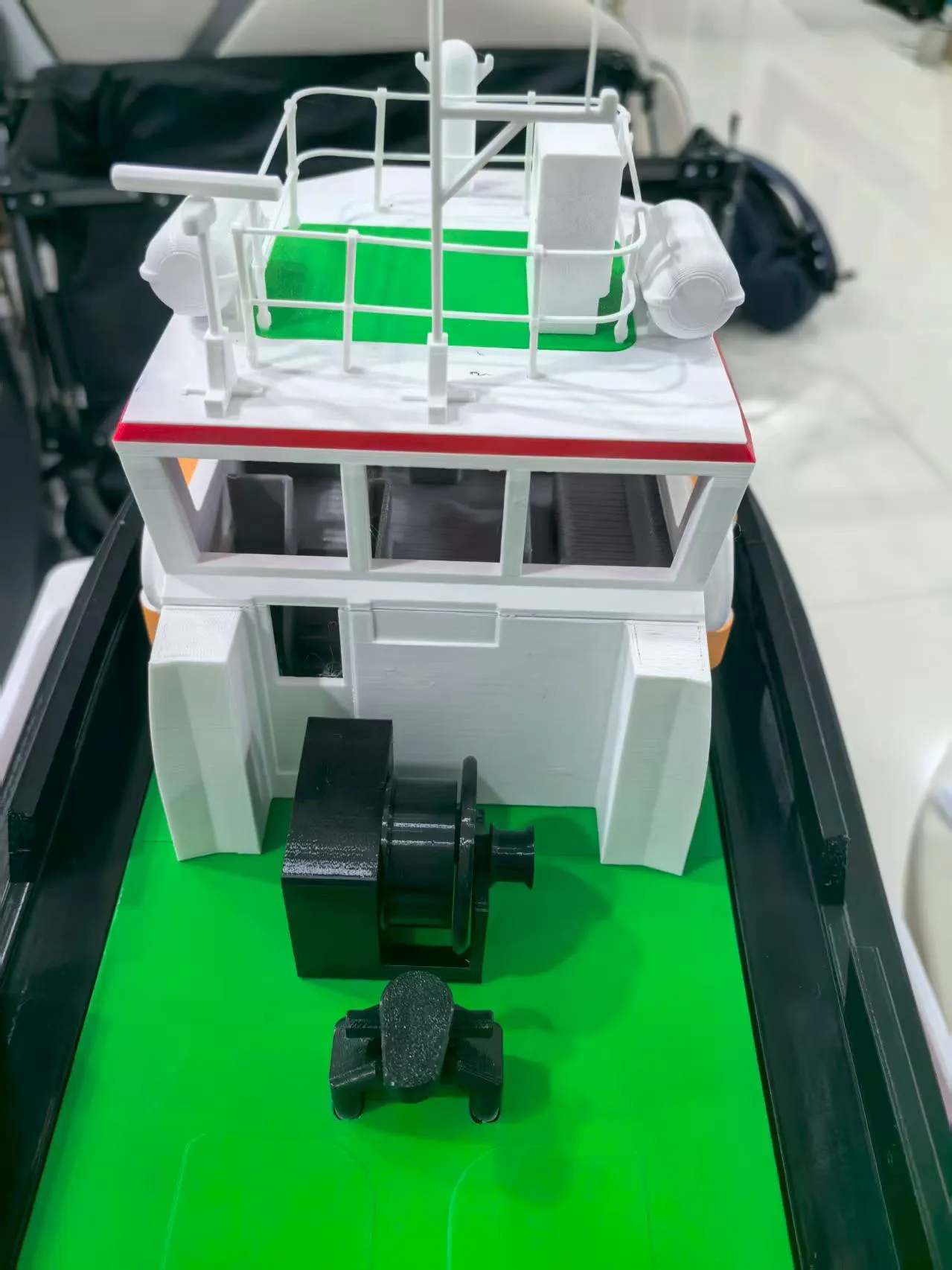 Paint-free version tugboat, no multi-color printing required - Free 3D ...