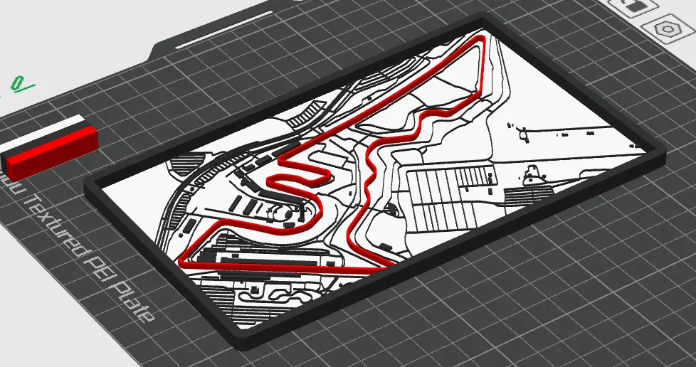 COTA F1 track map by The Printer MakerWorld: Download Free 3D Models