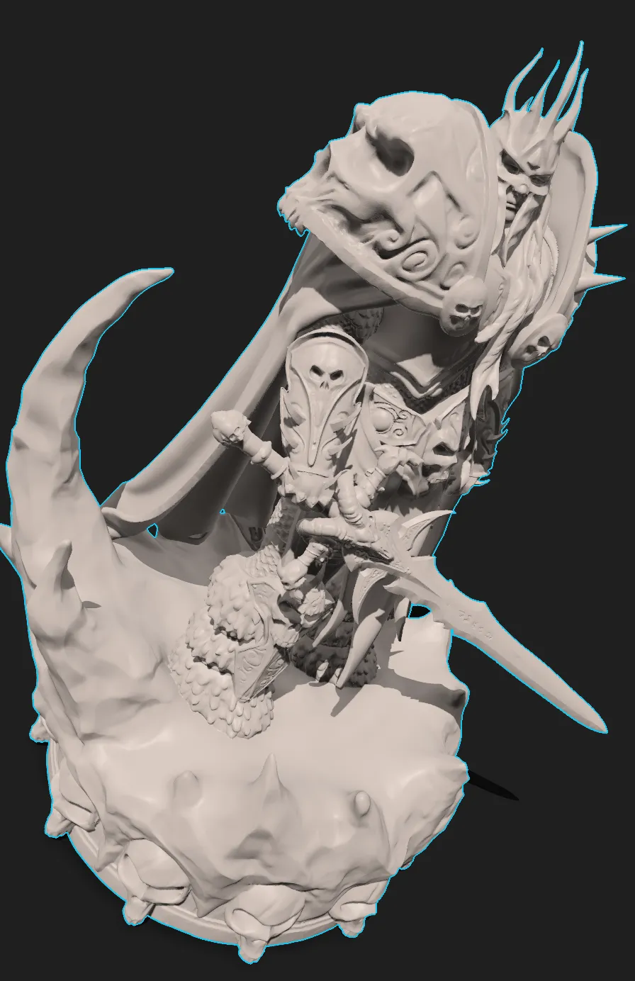 The Lich King Arthas The Lich King - Free 3D Print Model - MakerWorld