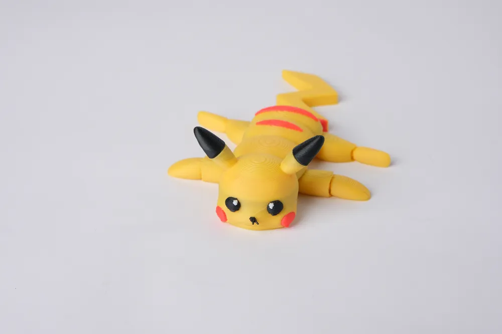 Articulated Pikachu Toy – Pokémon Collectible - Free 3D Print Model ...