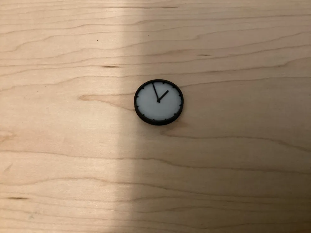 1/12 scale miniature dollhouse clock - Free 3D Print Model - MakerWorld