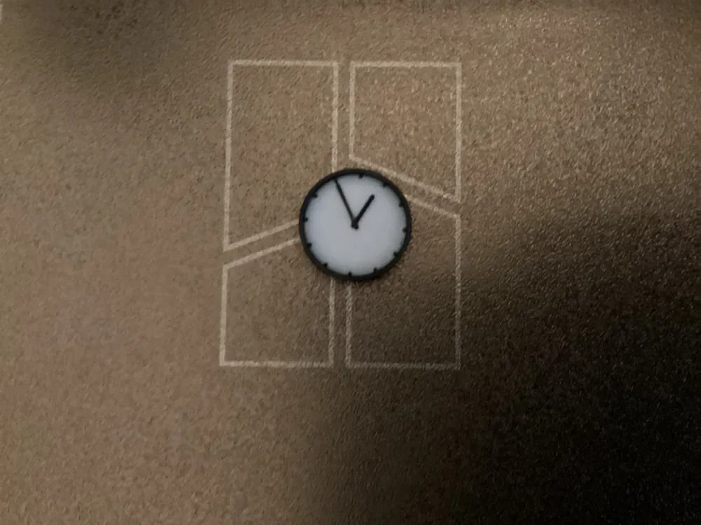 1/12 scale miniature dollhouse clock - Free 3D Print Model - MakerWorld