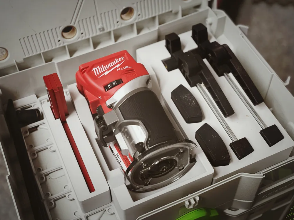 Gridfinity Milwaukee M18 Router 5723-20 - Free 3D Print Model - MakerWorld