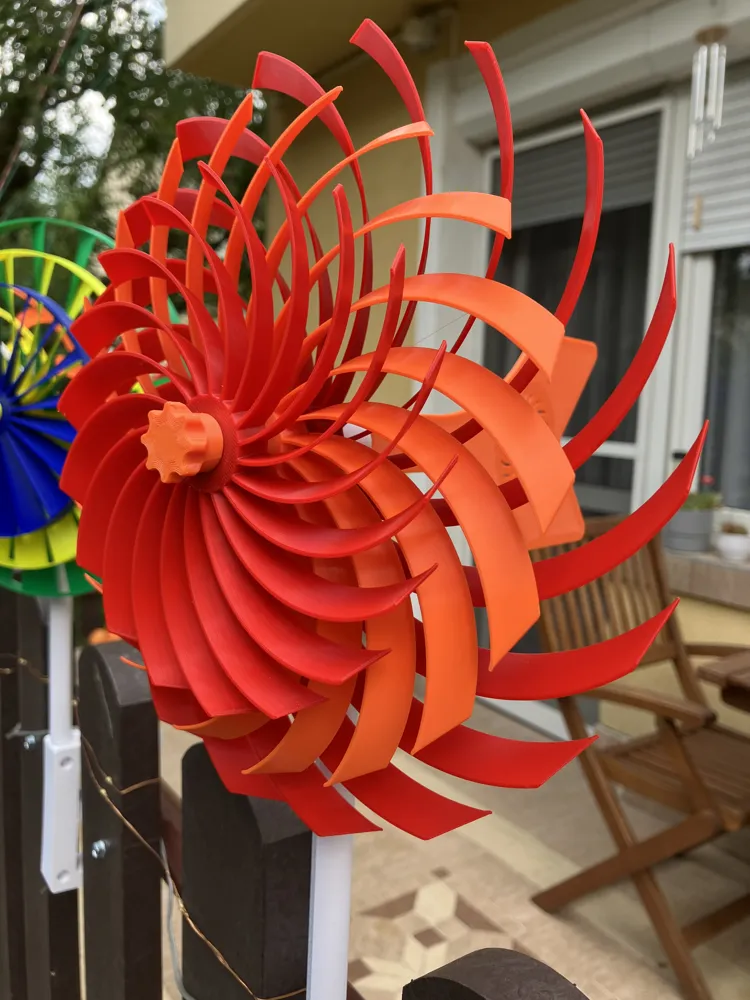 Windmill Halfcircle 1-2-3 propellers - Free 3D Print Model - MakerWorld
