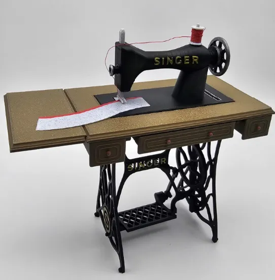 Vintage Singer Sewing Machine – Functional Model - Free 3D Print Model ...