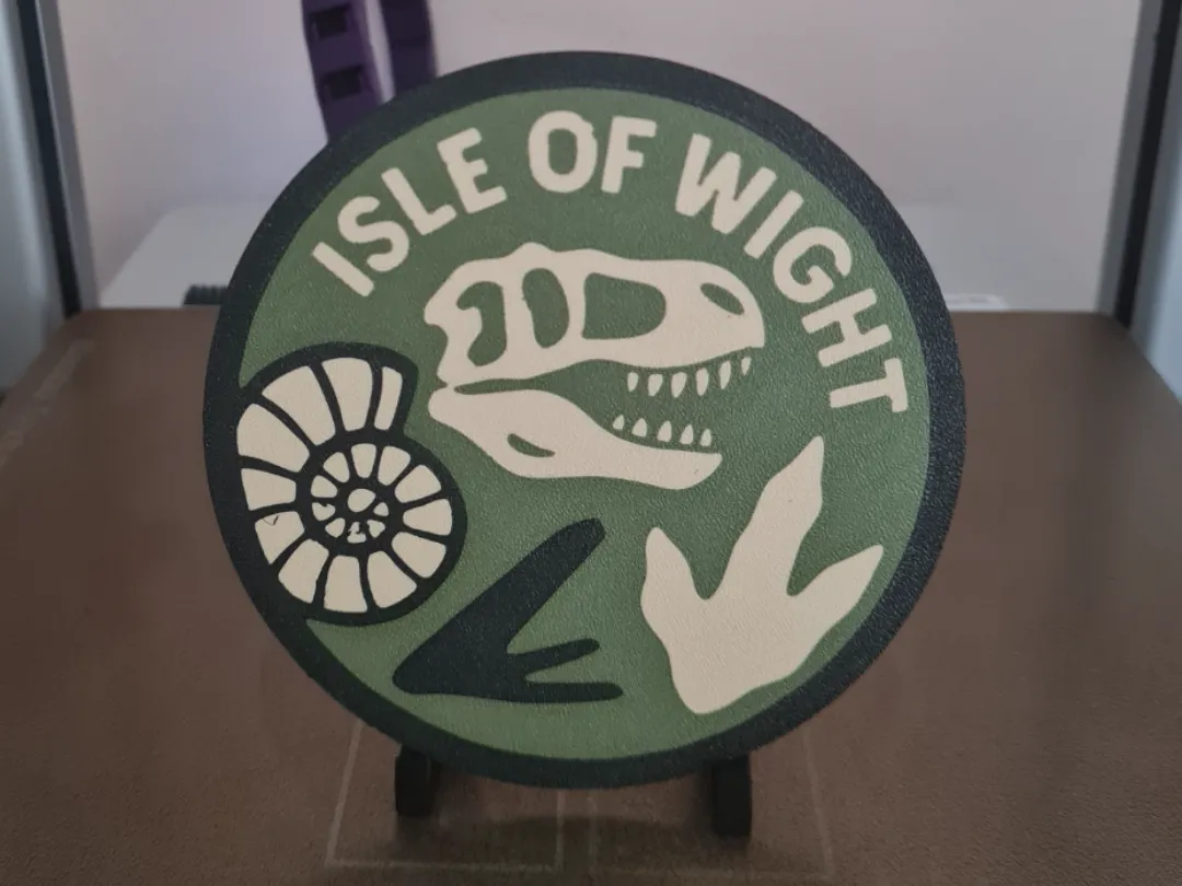 Isle of Wight Coaster - Free 3D Print Model - MakerWorld