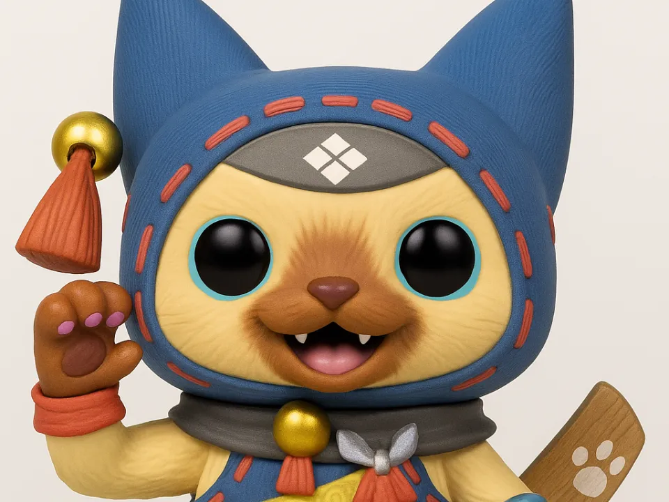 Funko Palico monster hunter by Rubilax-rub MakerWorld: Download Free 3D ...